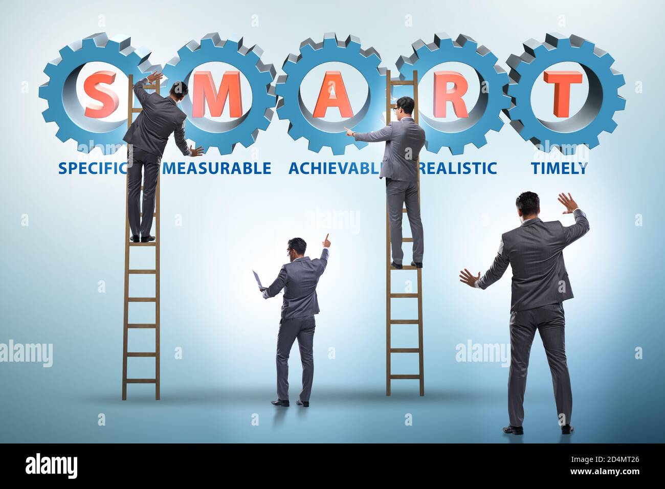 Concept of SMART objectives in the performance management Stock Photo ...