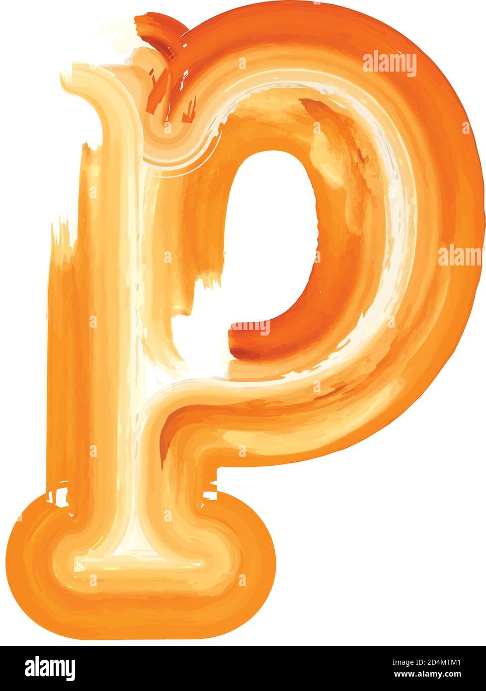 Paint letter p hi-res stock photography and images - Alamy