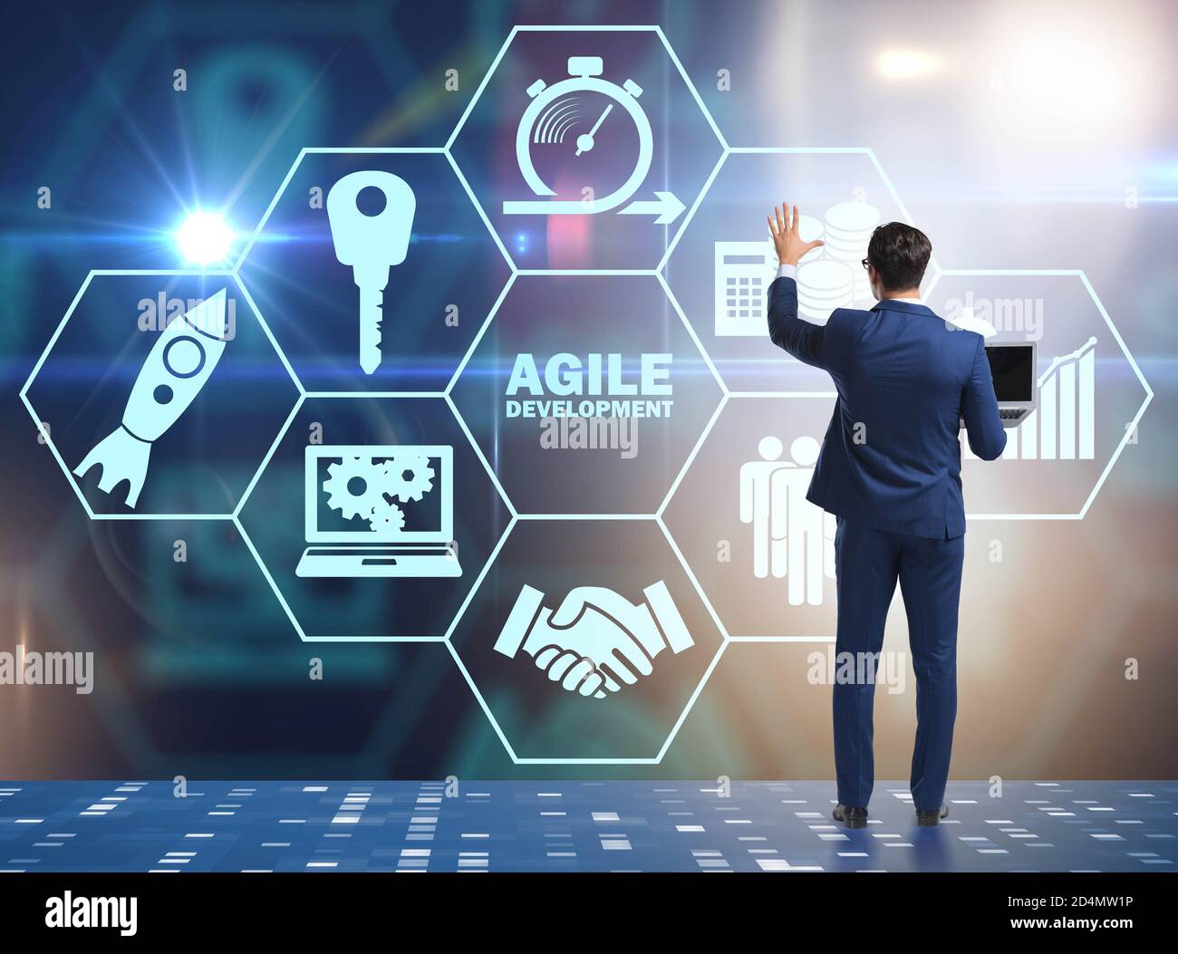 The concept of agile software development Stock Photo - Alamy