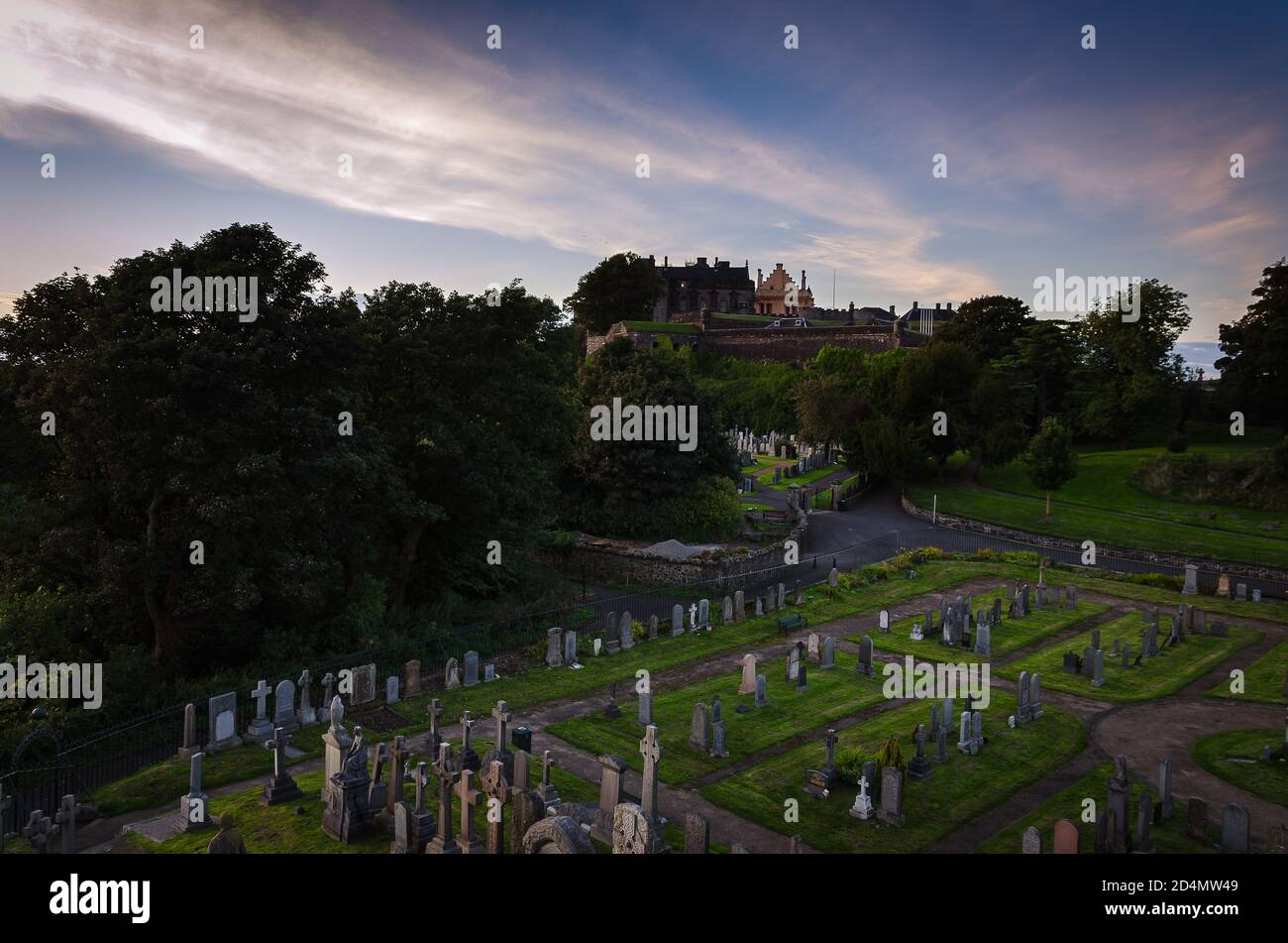 Old town cemetery stirling hi-res stock photography and images - Alamy
