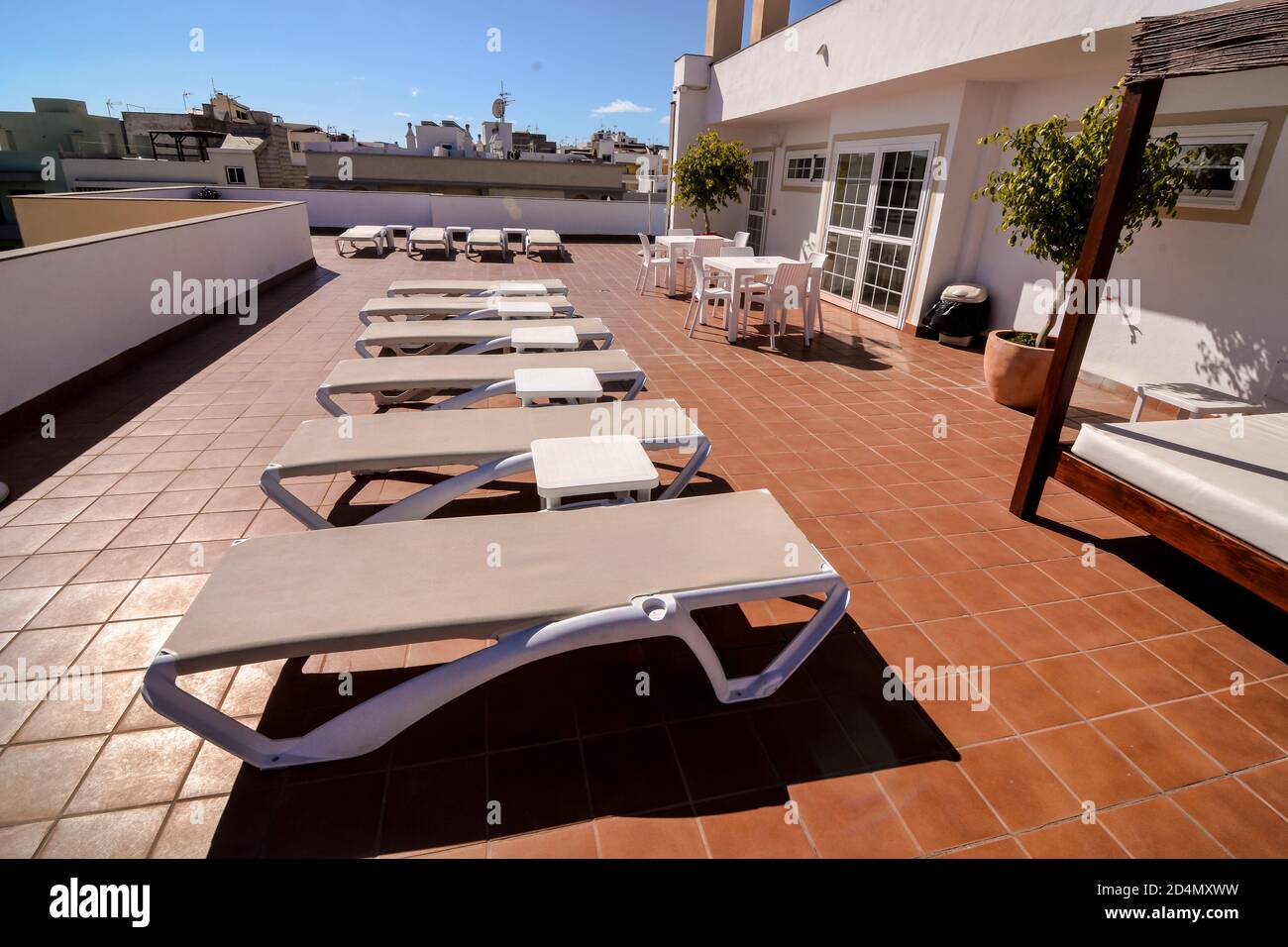 Balcony of a luxury hotel Stock Photo - Alamy