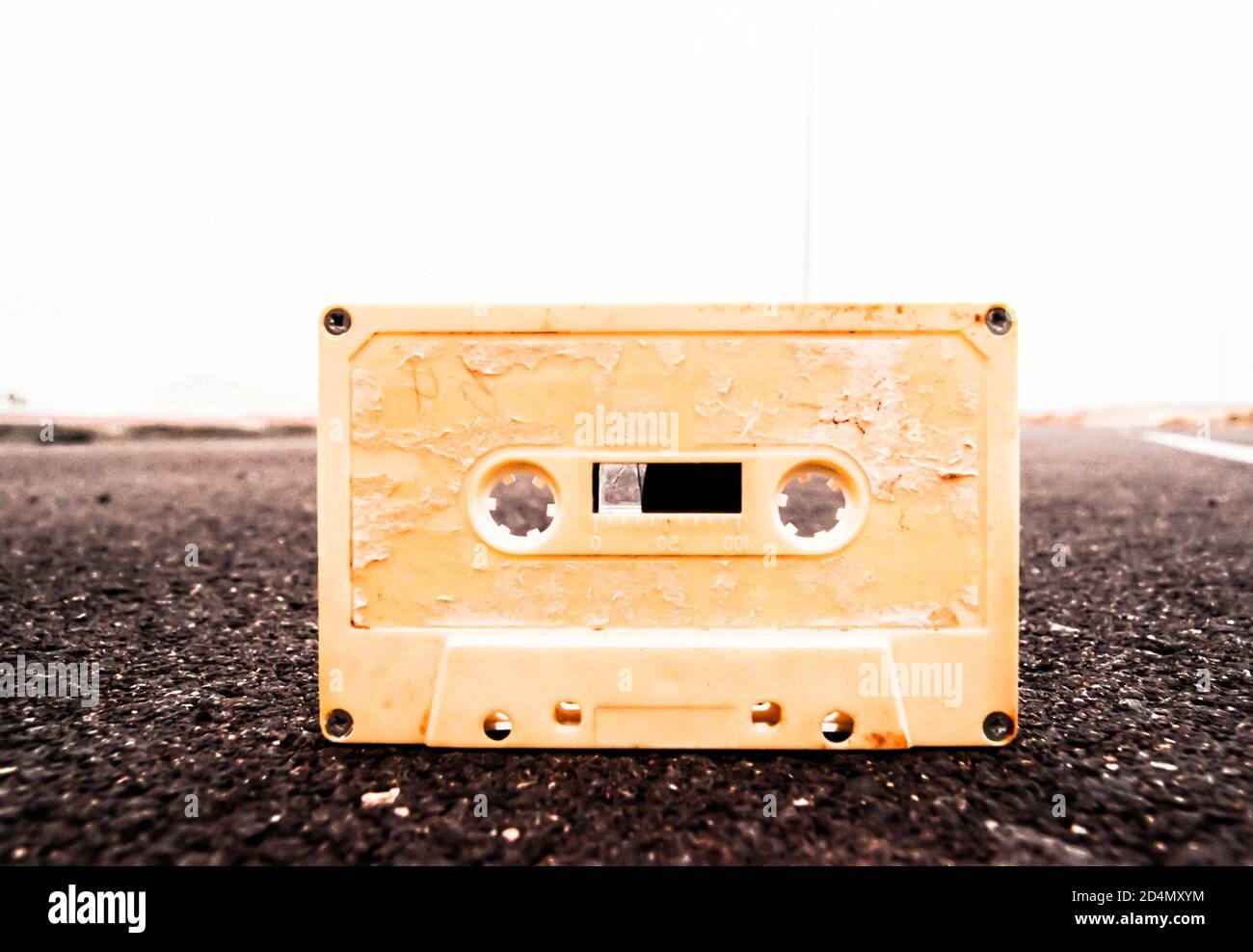 Ancient Retro Musicassette Stock Photo - Alamy