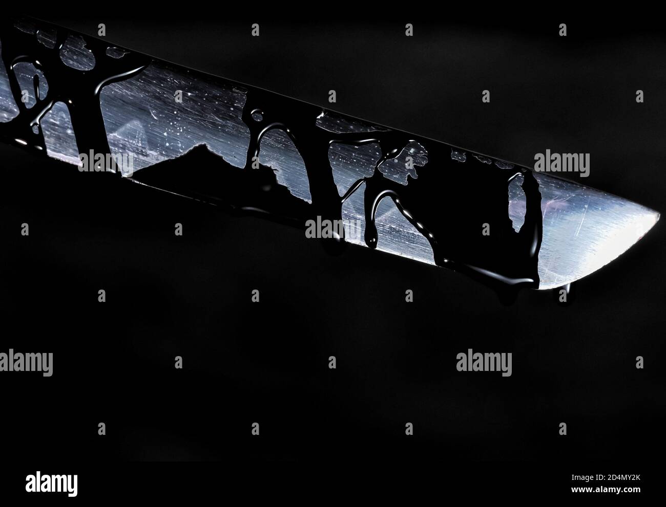 Sharp Katana Sword Blade Stock Photo - Alamy