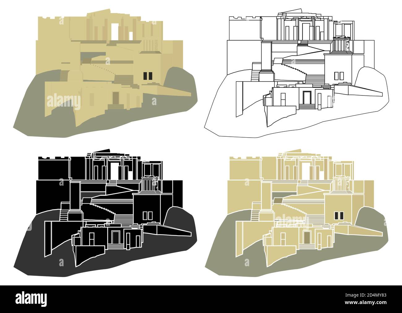 Propylaea acropolis in athens hi-res stock photography and images - Alamy