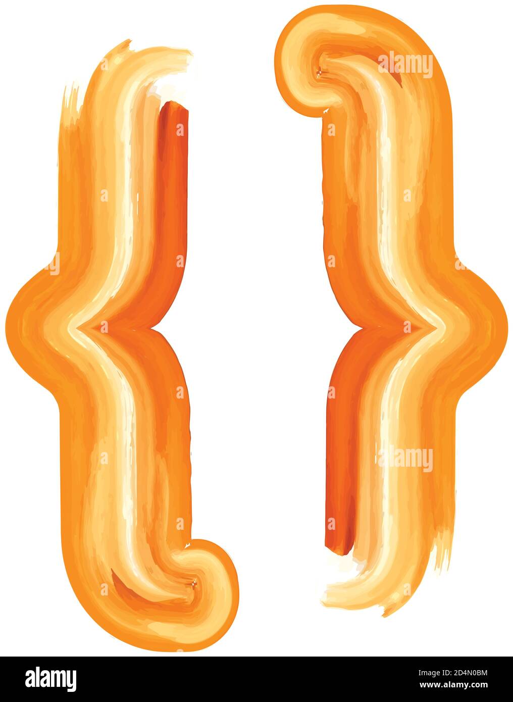 Abstract Oil Paint Symbol Vector illustration Stock Vector Image & Art ...