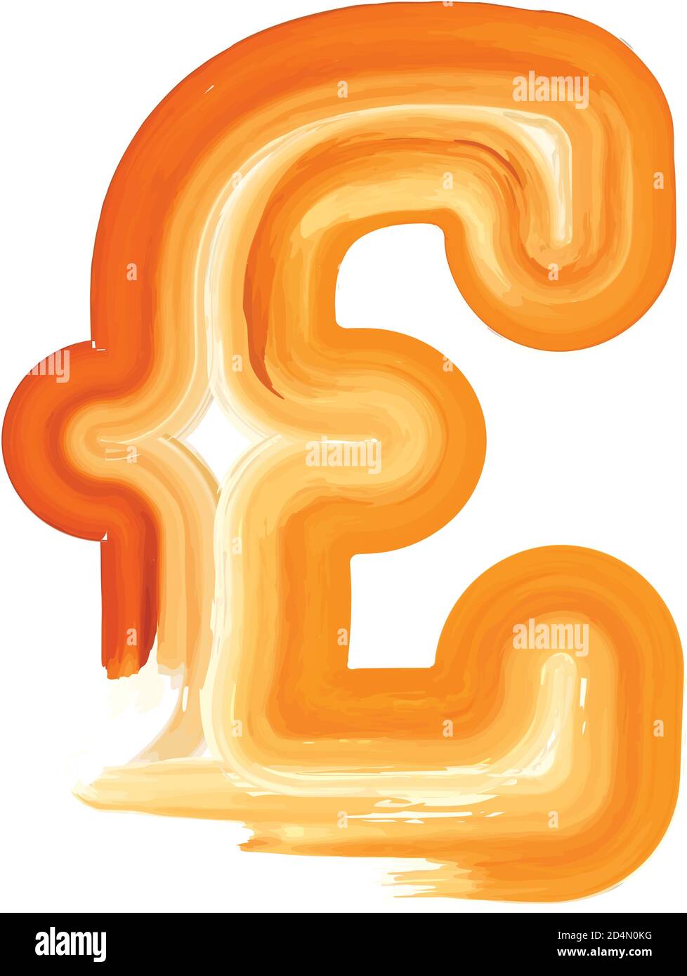 Abstract Oil Paint Symbol Vector illustration Stock Vector Image & Art ...