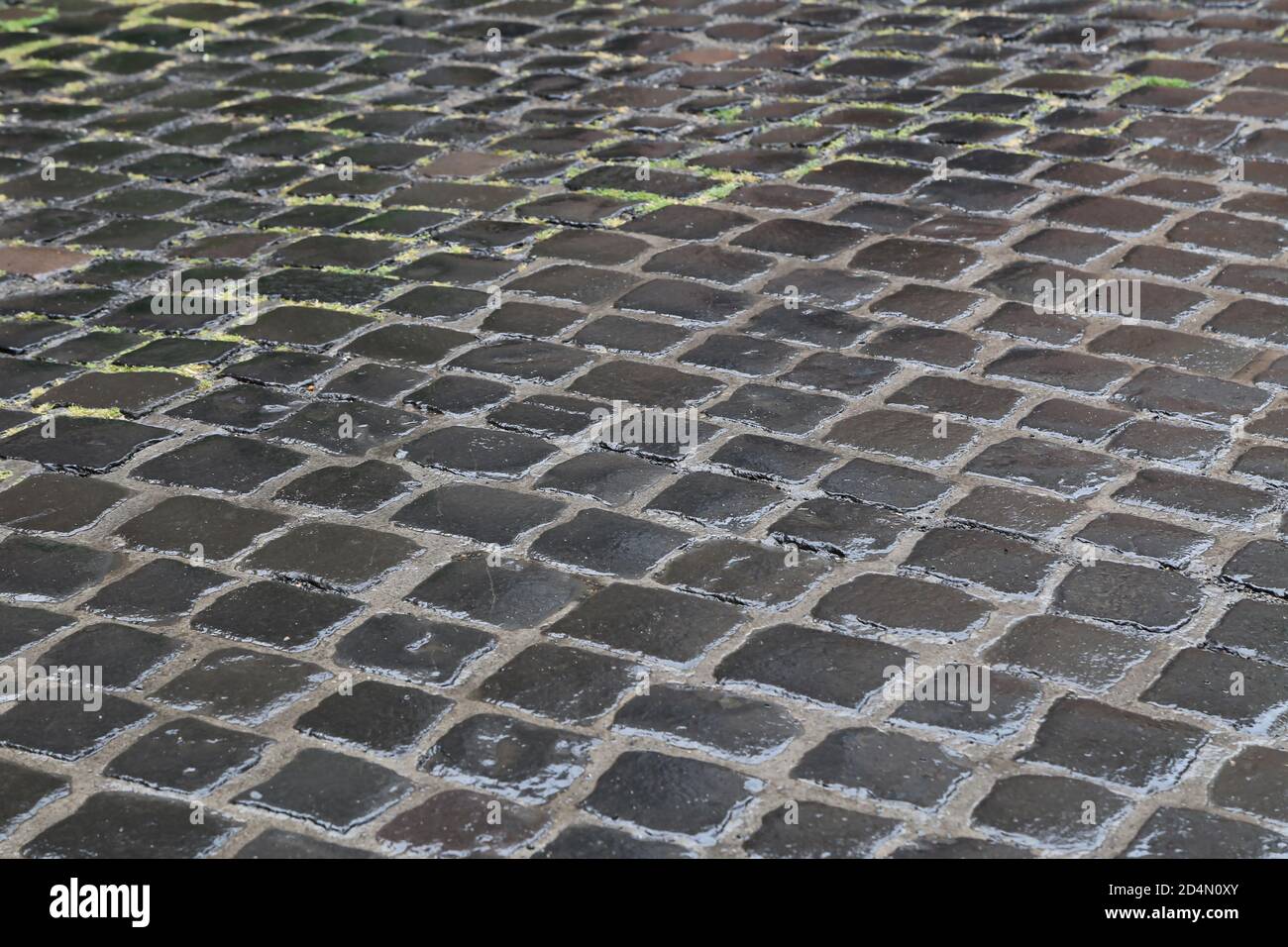 Cobblestone ground in the street Stock Photo - Alamy