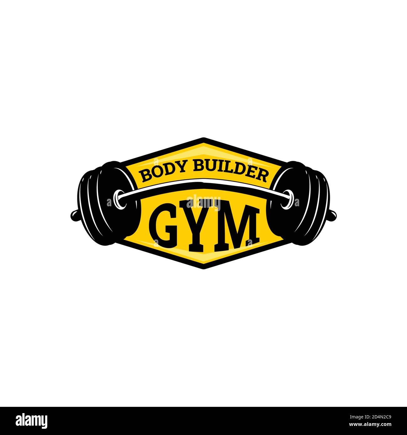 Logo Template for gym fitnes or sport center Stock Vector Image & Art ...