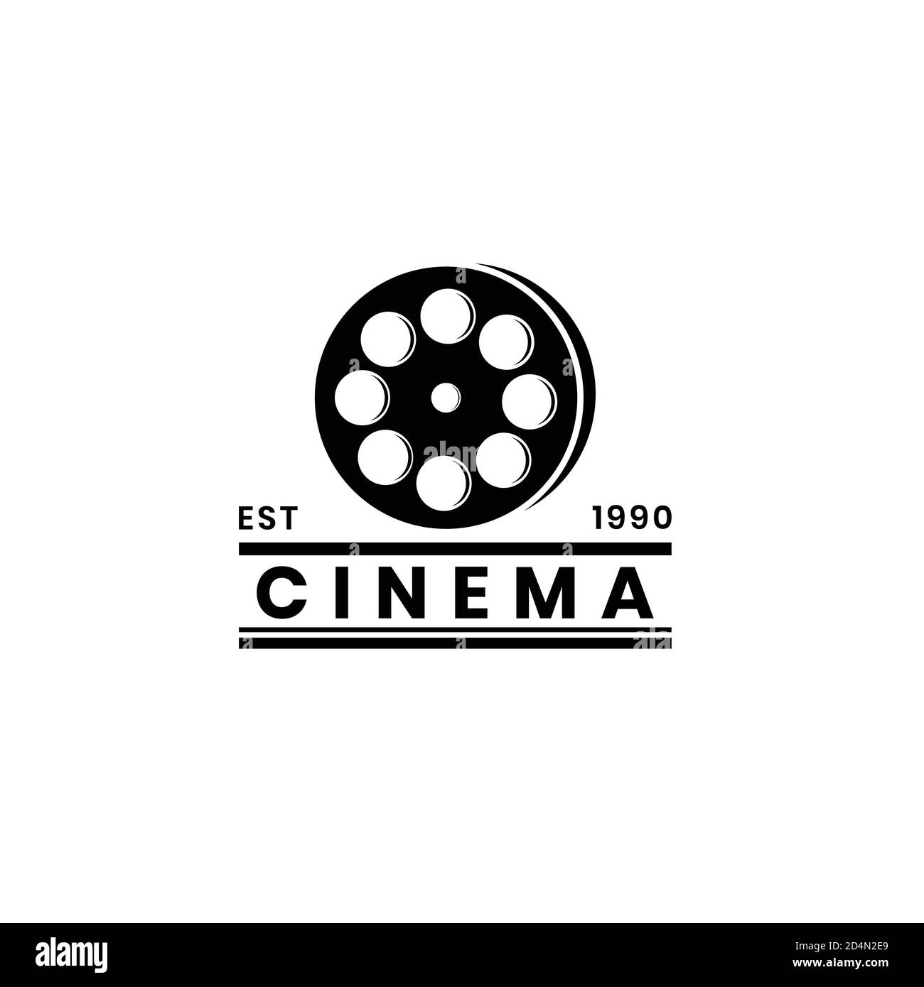 Logo Cinema Film Simple Classic and Simple Stock Vector Image & Art - Alamy