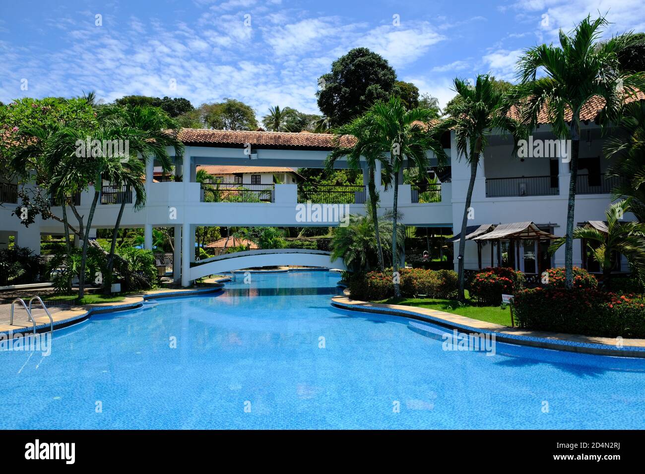 Indonesia Batam - Pool area Nongsa Point Marina Resort Stock Photo - Alamy