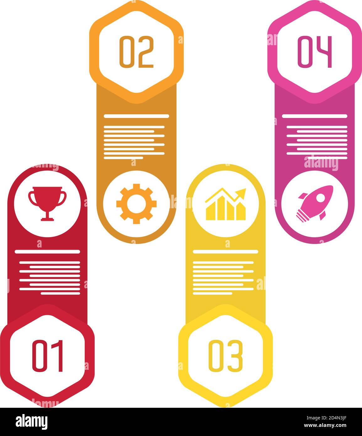 infographics statistics with numbers and icons flat style vector ...