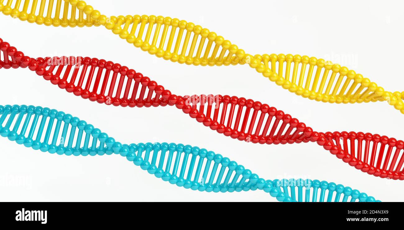 DNA Helix Strand Abstract Background Concept Art Stock Photo - Alamy