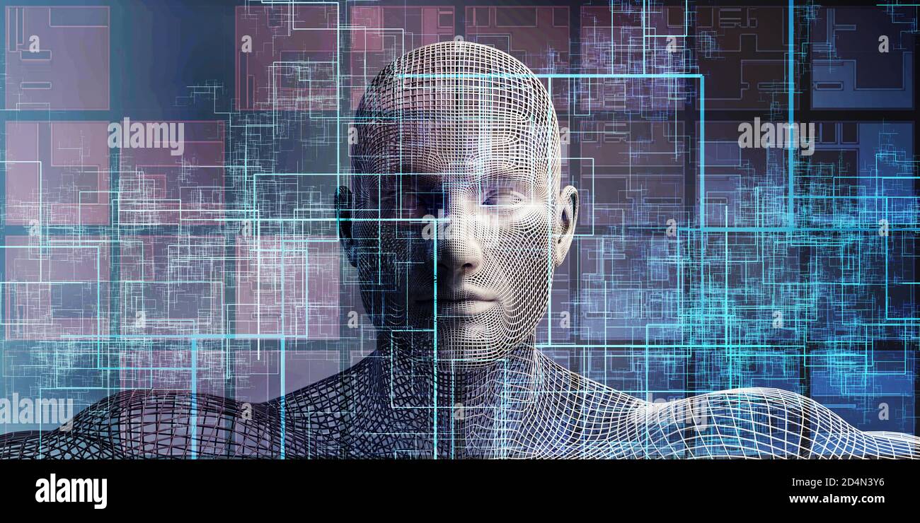 Creative Technology Idea and Digital Lifestyle Background Stock Photo ...