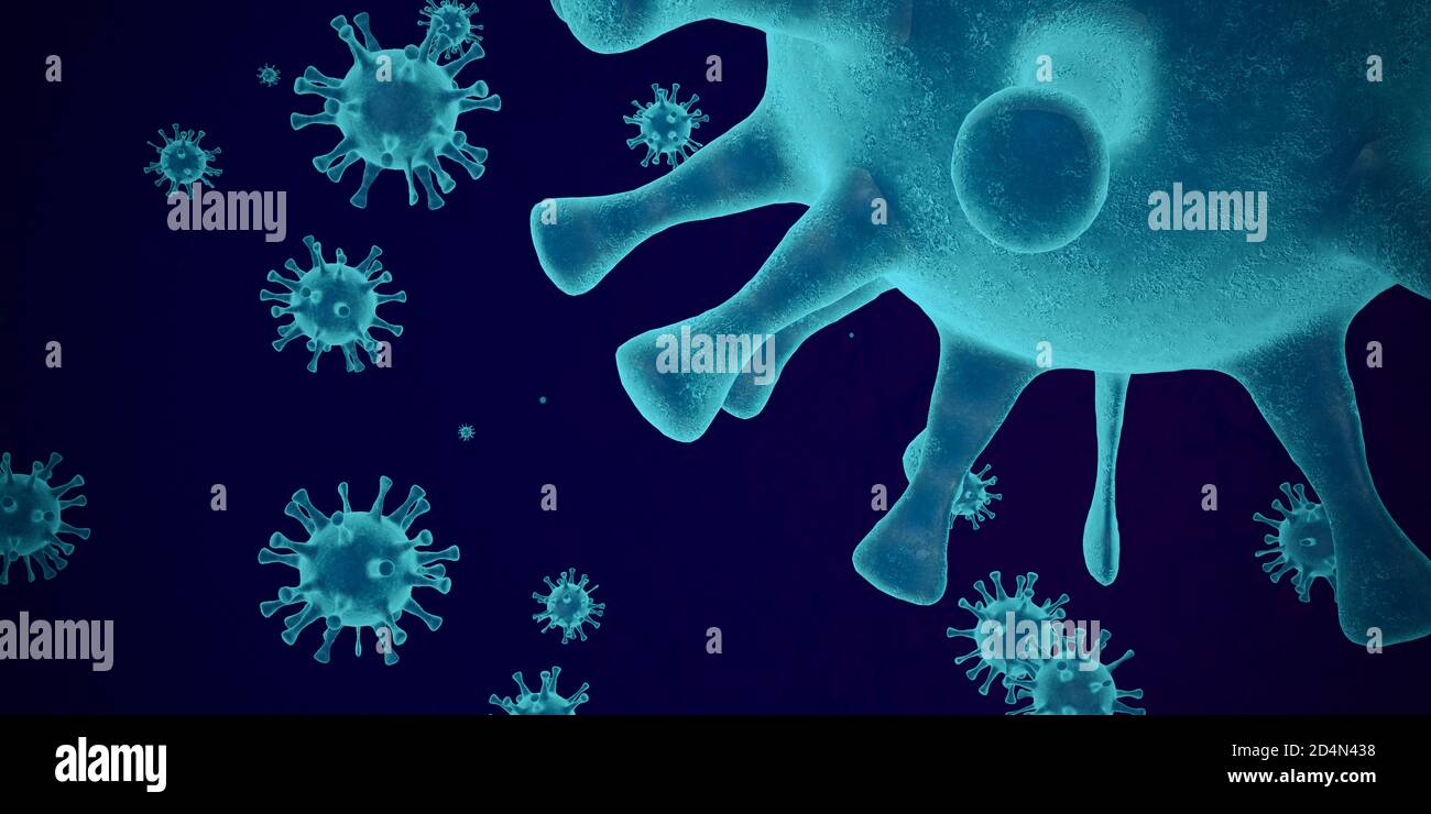 Flu Pandemic as a Medical Health Disease Warning Stock Photo - Alamy