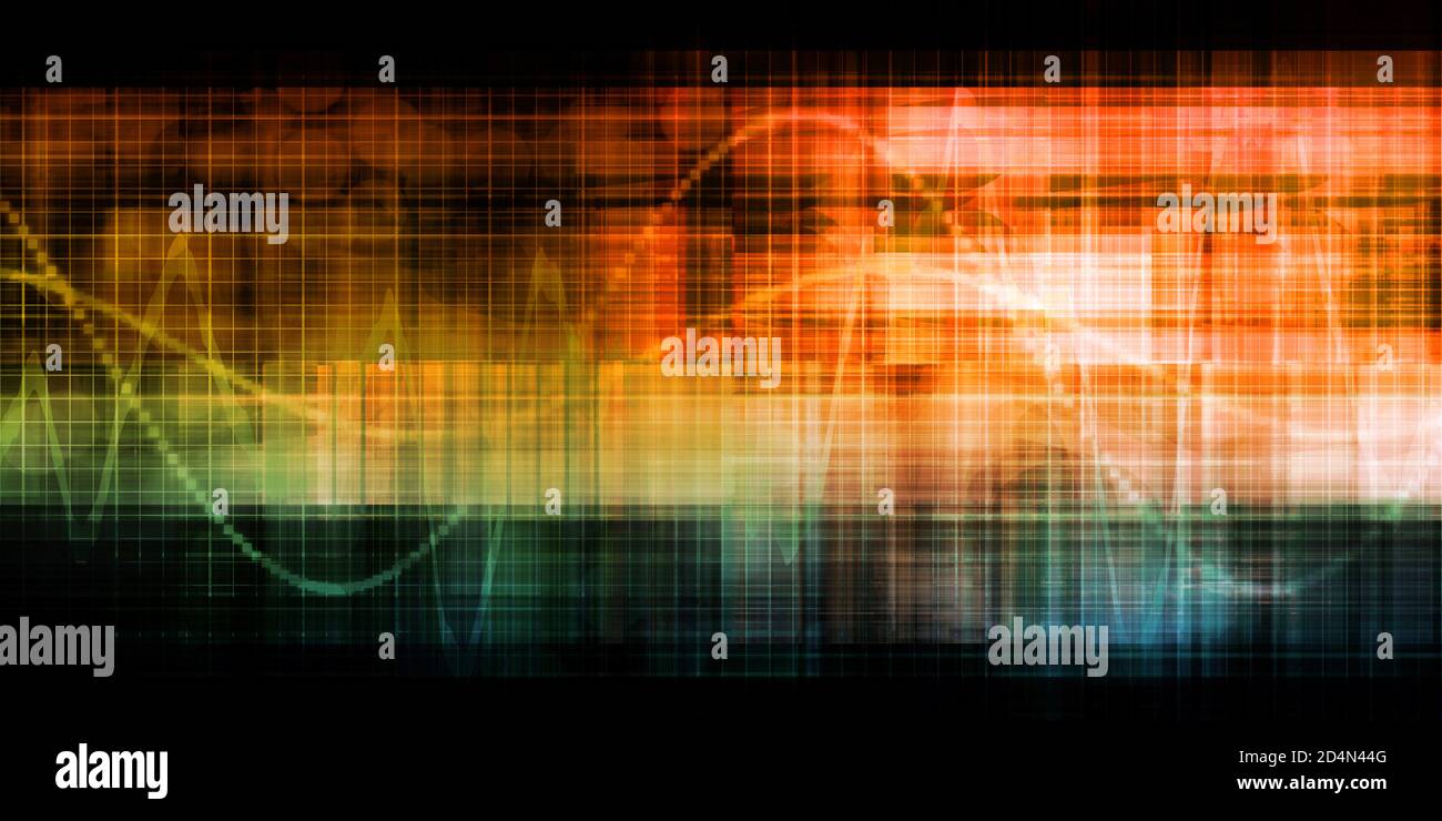 Genetic Modification as a Science Concept Industry Art Stock Photo - Alamy