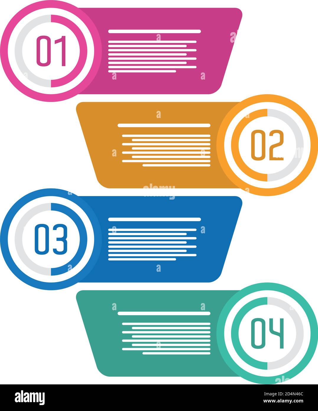 infographics statistics with numbers flat style icon vector ...