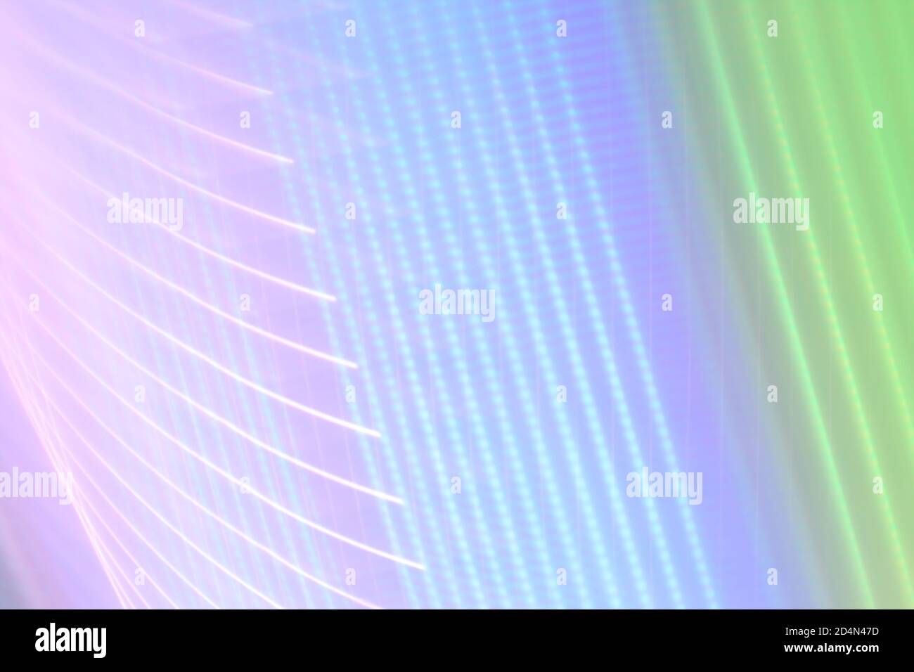 Abstract background with colorful lights in sliding and bending forms ...