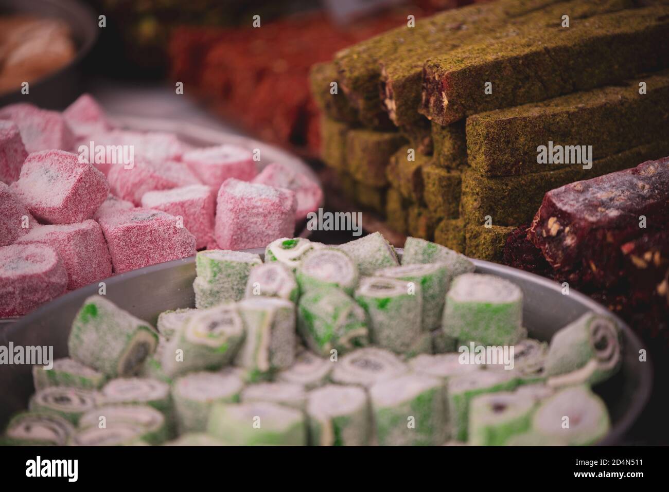 Traditional turkish candies hi-res stock photography and images - Alamy