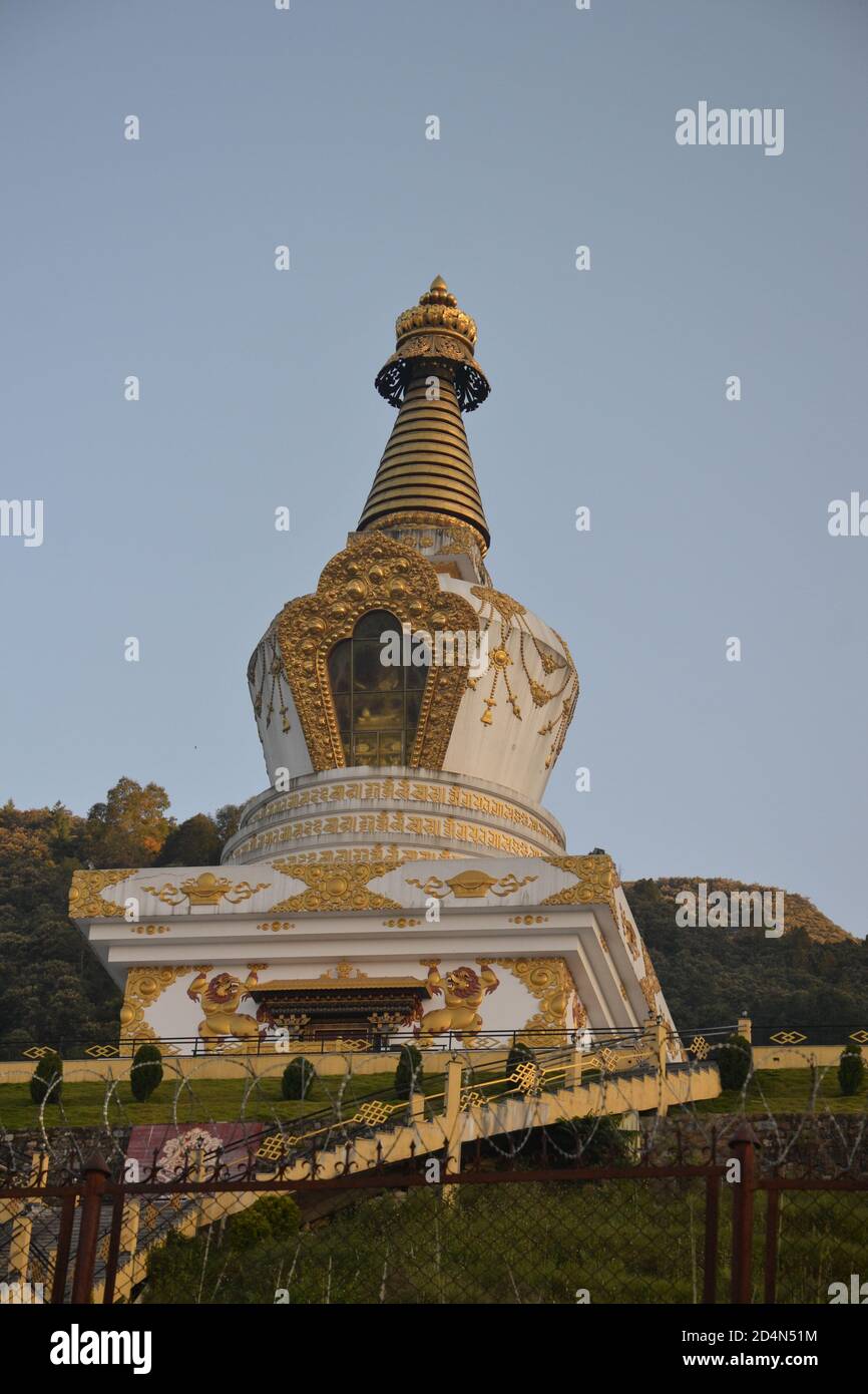 A buddhist school called gumba. The picture is of gumba named 'chiseni ...