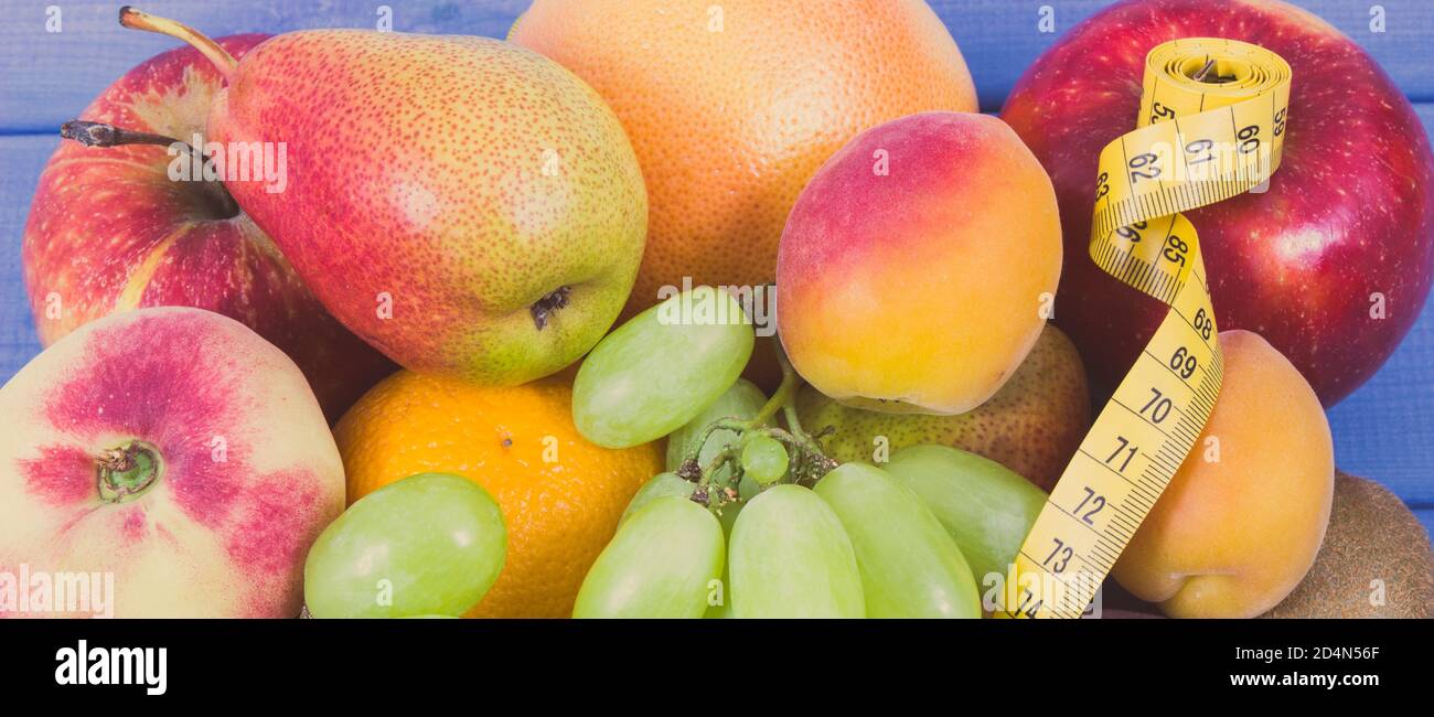 Fresh nutritious fruits as healthy dessert containing natural vitamins ...