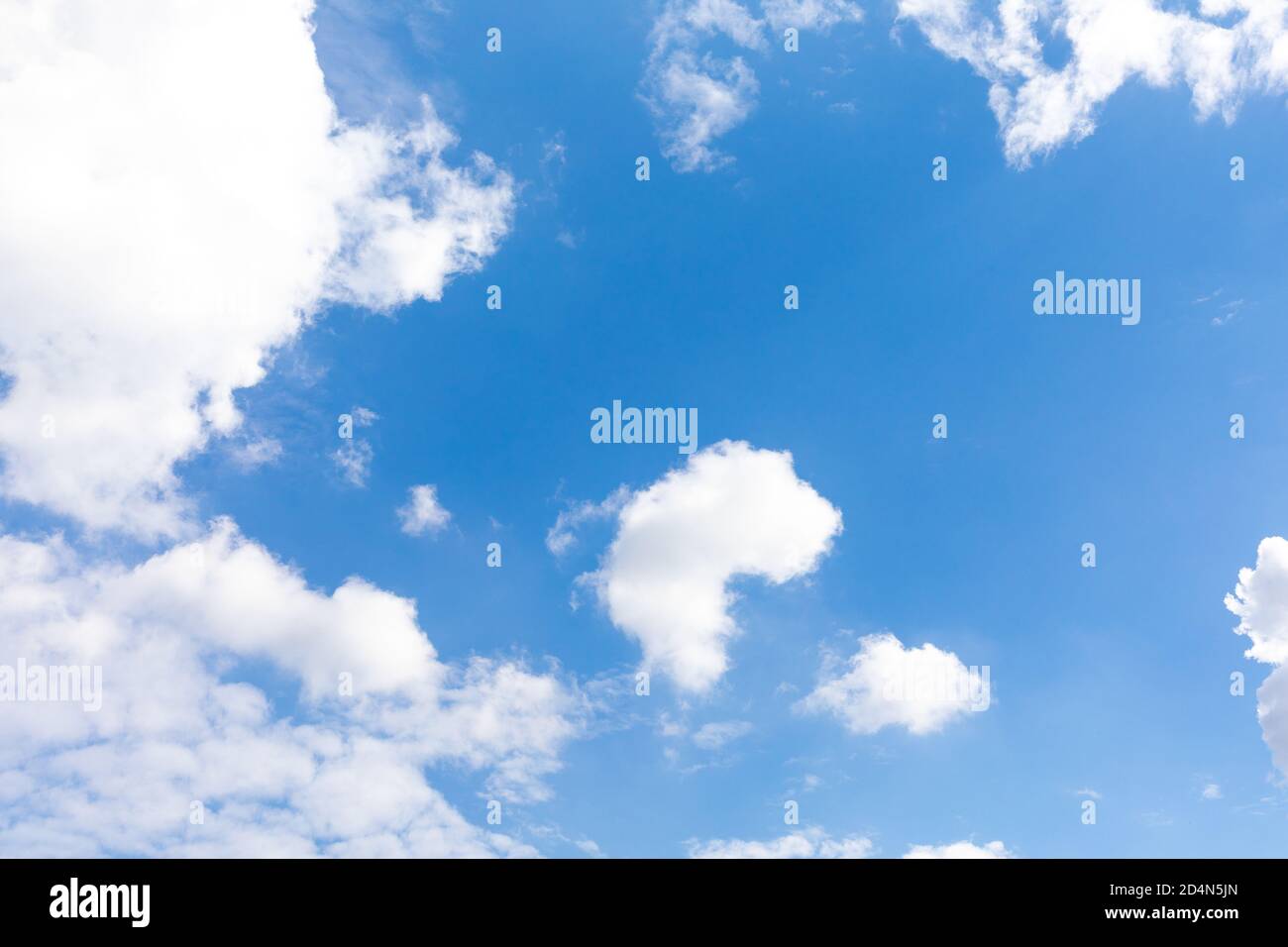 Beautiful sunny and cloudy blue sky - great for wallpapers Stock Photo ...