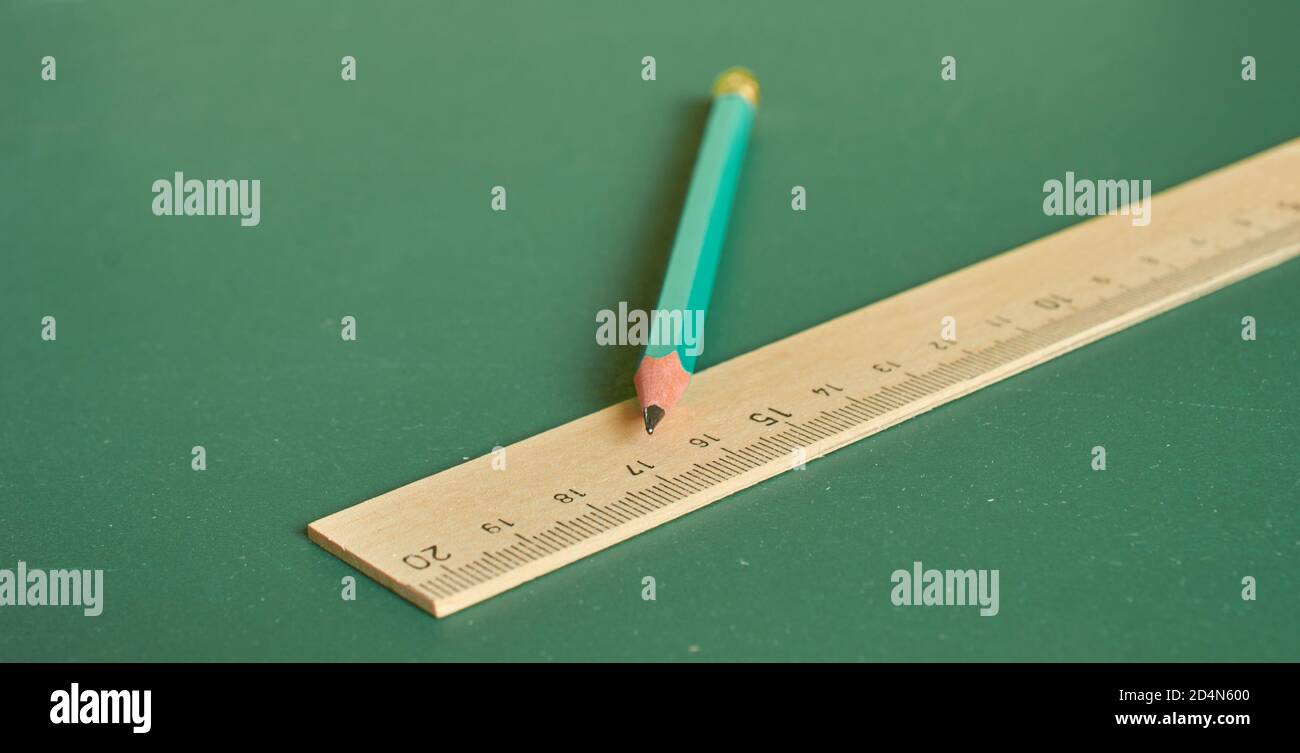 Close up drawing ruler hi-res stock photography and images - Alamy