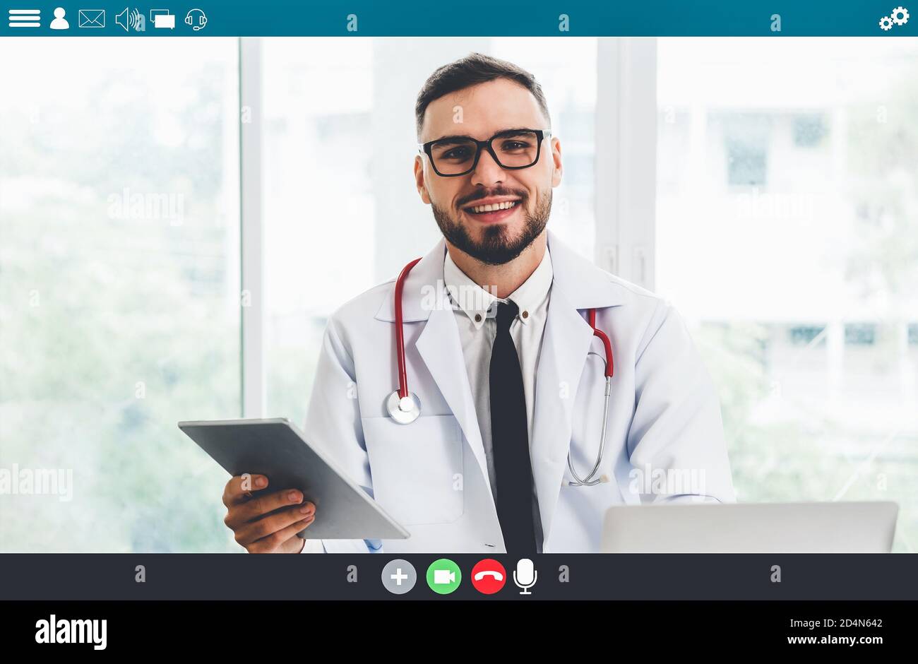 Telemedicine computer hi-res stock photography and images - Alamy