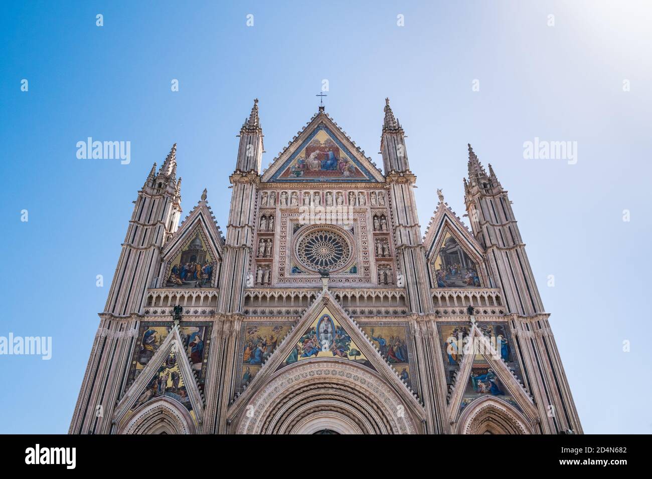 Orvieto Cathedral Exterior Facade, also called Duomo di Orvieto or ...