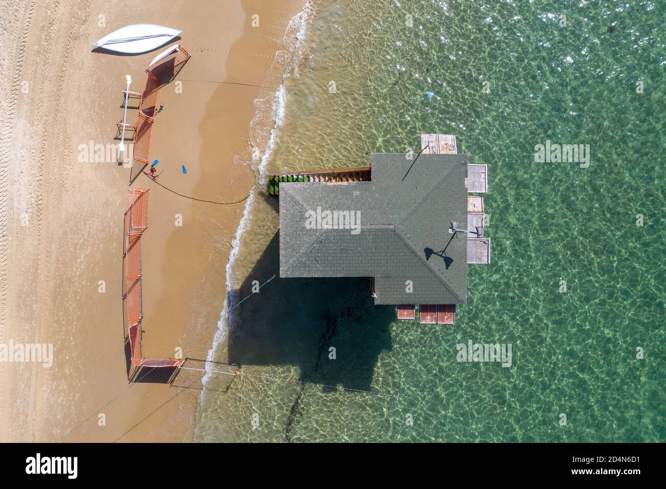 Lifeguard tower view hi-res stock photography and images - Alamy