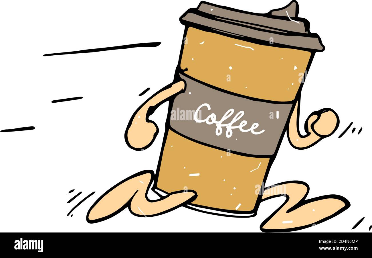 Coffee go take away cup Stock Vector Images - Alamy