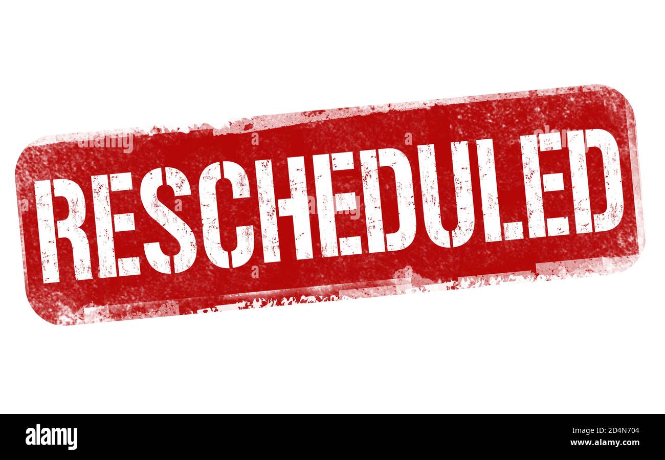 Rescheduled Cut Out Stock Images & Pictures - Alamy