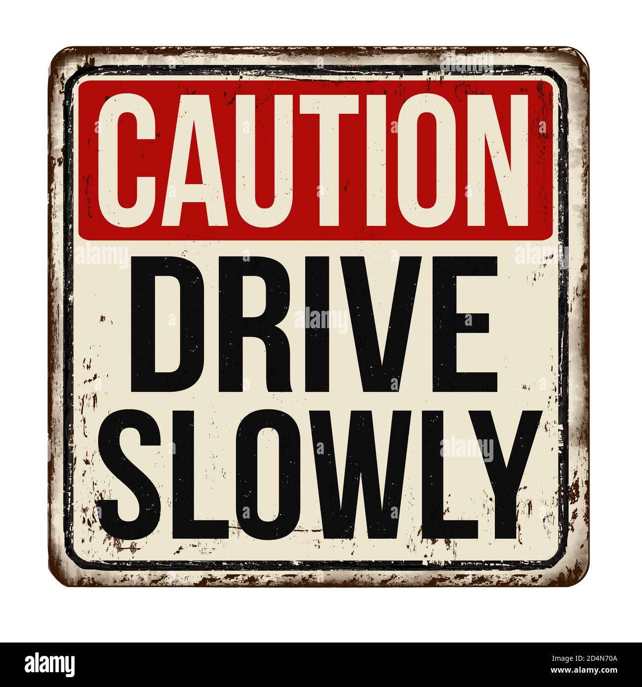 Drive safely sign Cut Out Stock Images & Pictures - Alamy