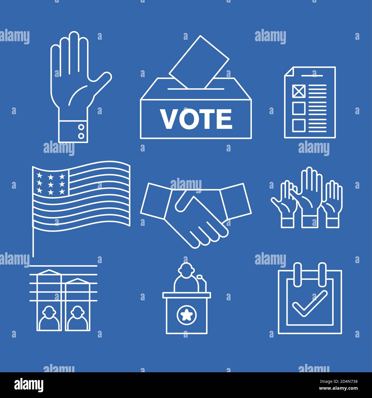 Set up election voting Stock Vector Images - Alamy