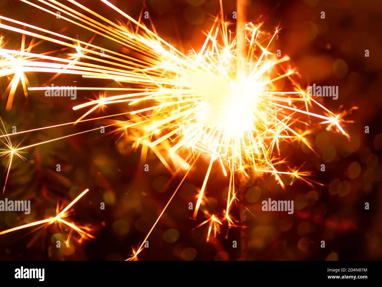 Bengali fire. Festive new year background Stock Photo - Alamy