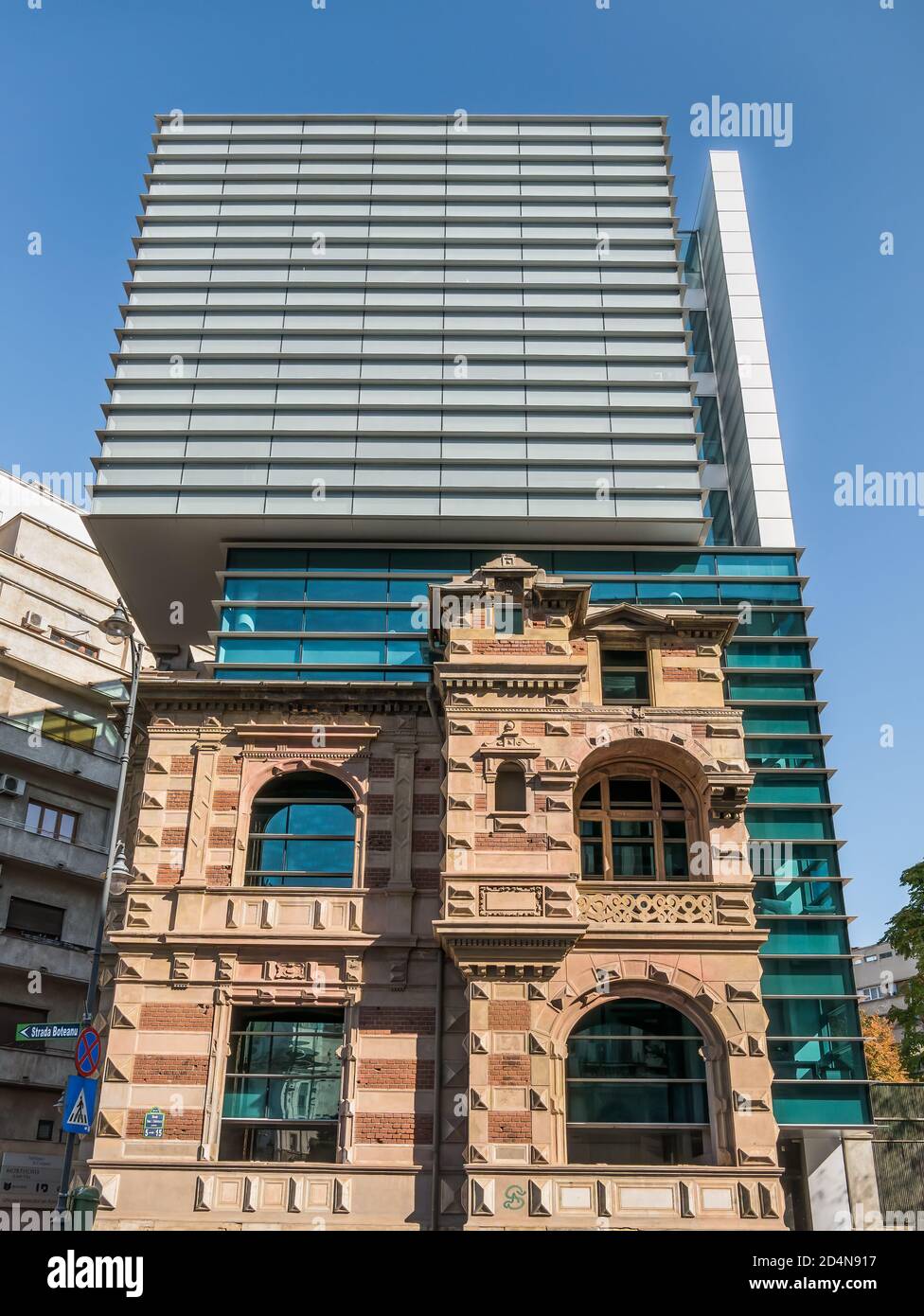 Bucharest/Romania - McKinsey & Company and The Union of Romanian Architects office building ...