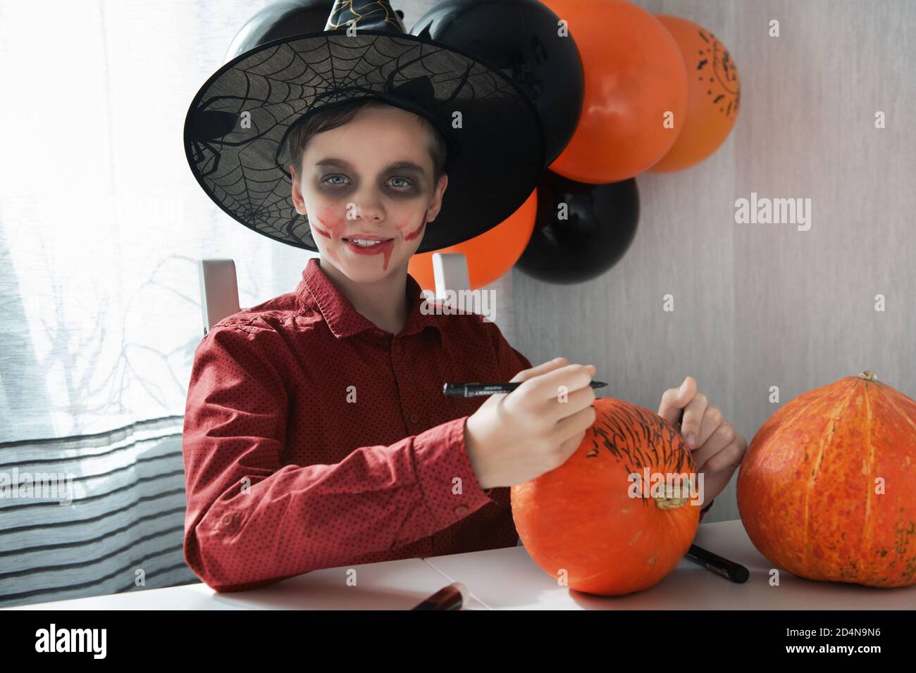 Halloween carnival or masquerade concept Stock Photo - Alamy
