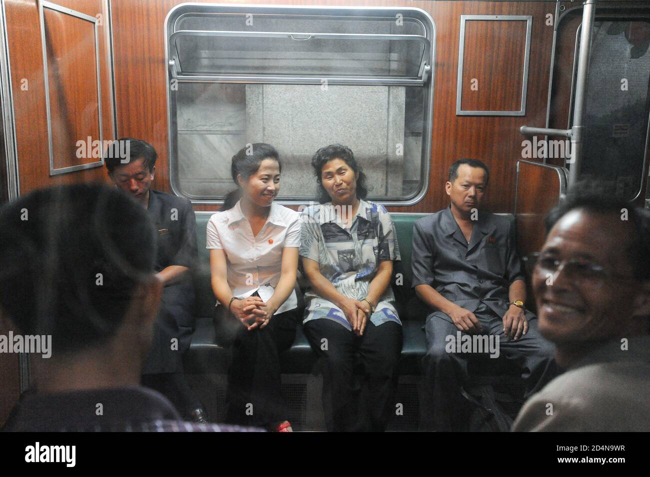 Inside metro tube train compartment hi-res stock photography and images ...