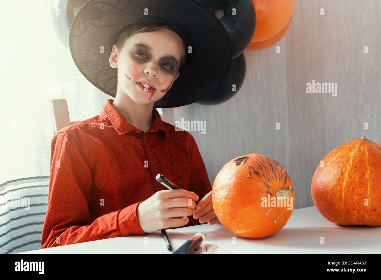 Halloween carnival or masquerade concept Stock Photo - Alamy
