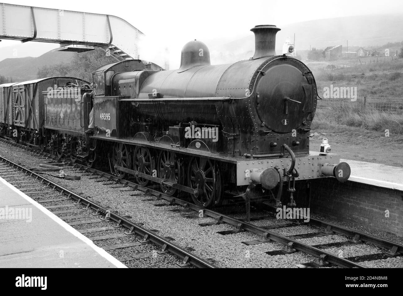 "49395" at Furnace Sidings Station Stock Photo - Alamy