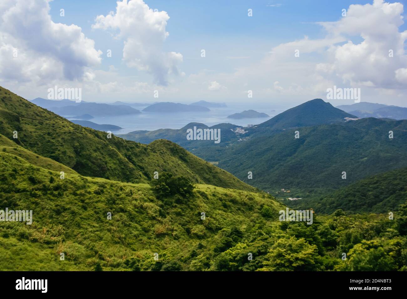 Hong Kong Landscape in New Territories Stock Photo - Alamy
