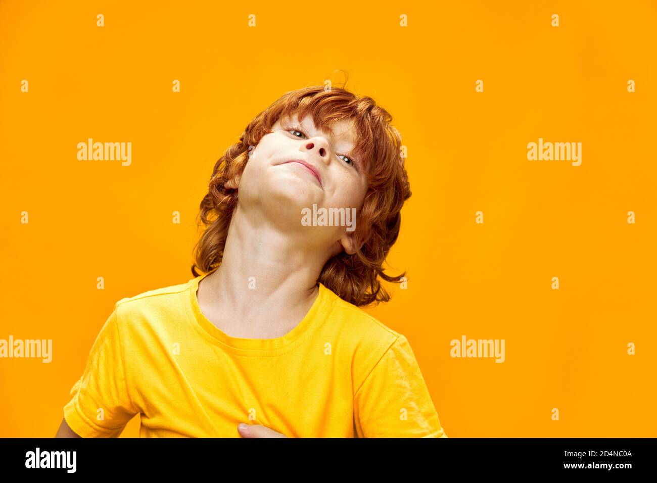 Child Head Tilted Back High Resolution Stock Photography and Images - Alamy