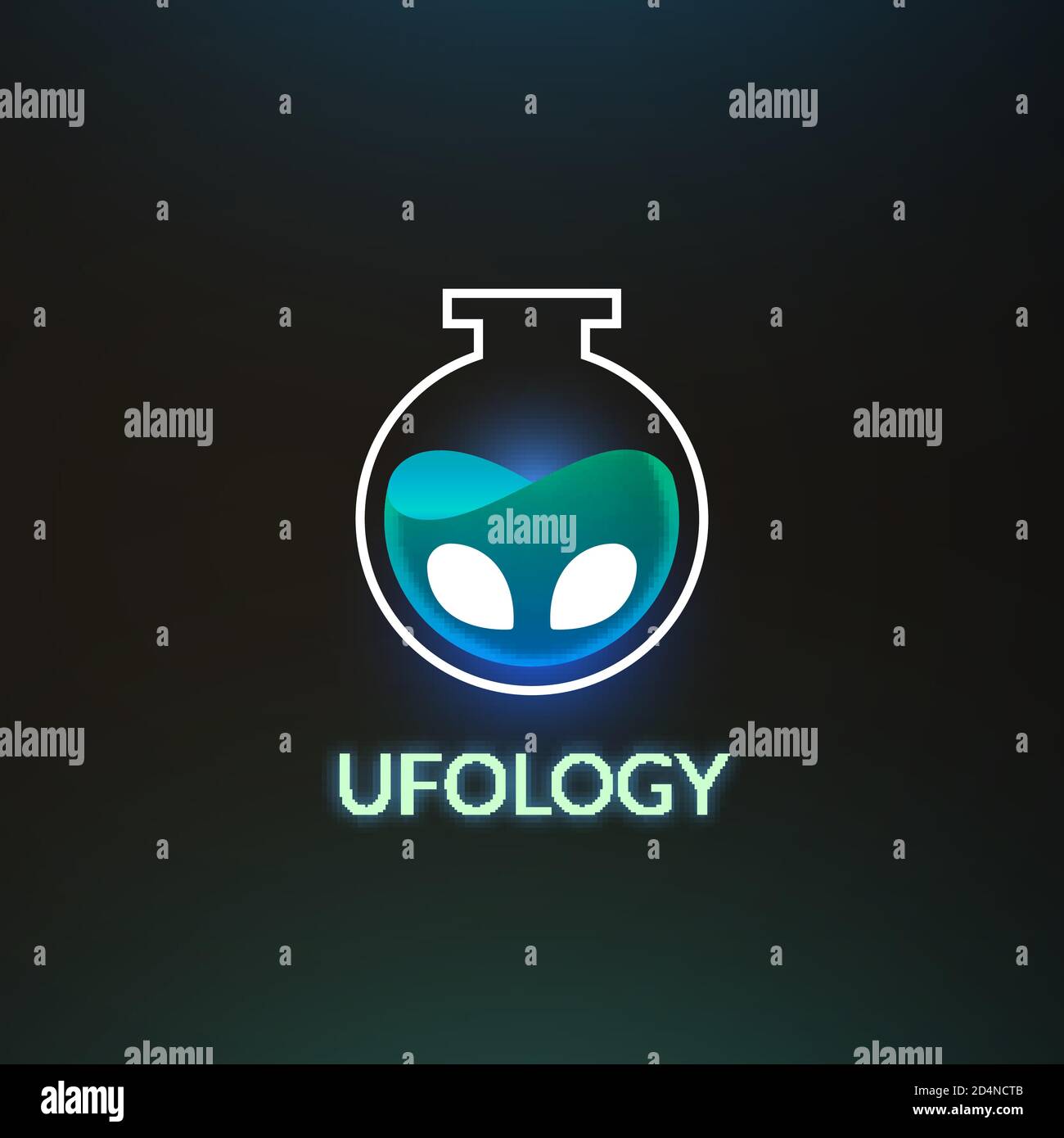 Ufology logo template Stock Vector Image & Art - Alamy