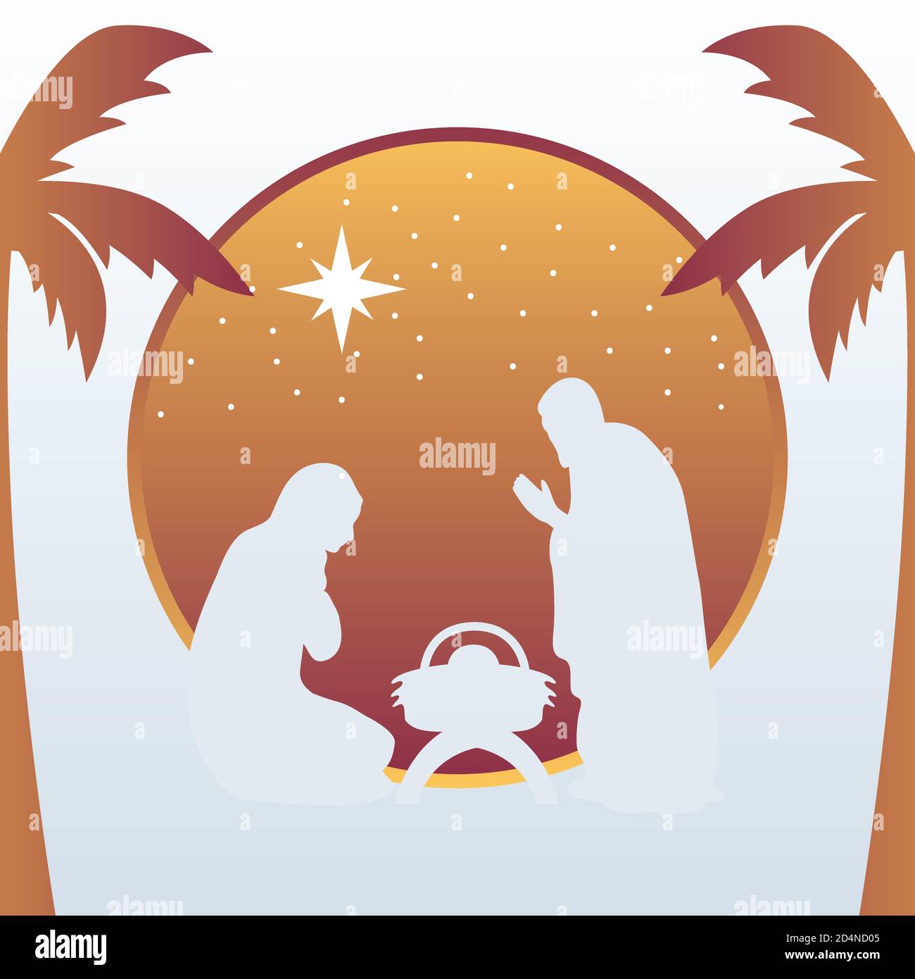 Holy Family Christmas Clip Art