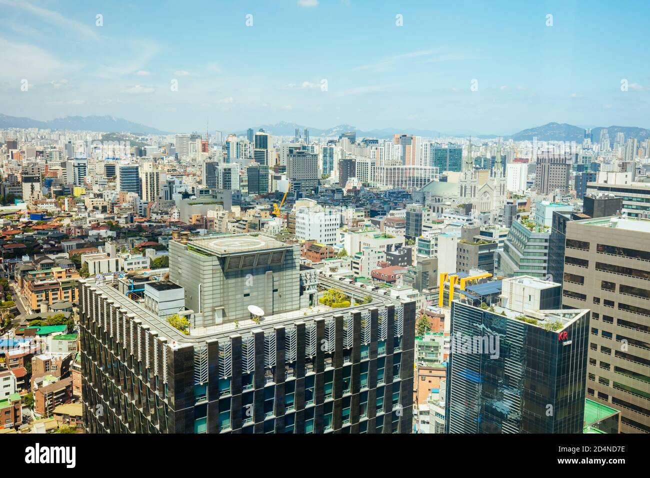 Daytime View Over Seoul in South Korea Stock Photo - Alamy