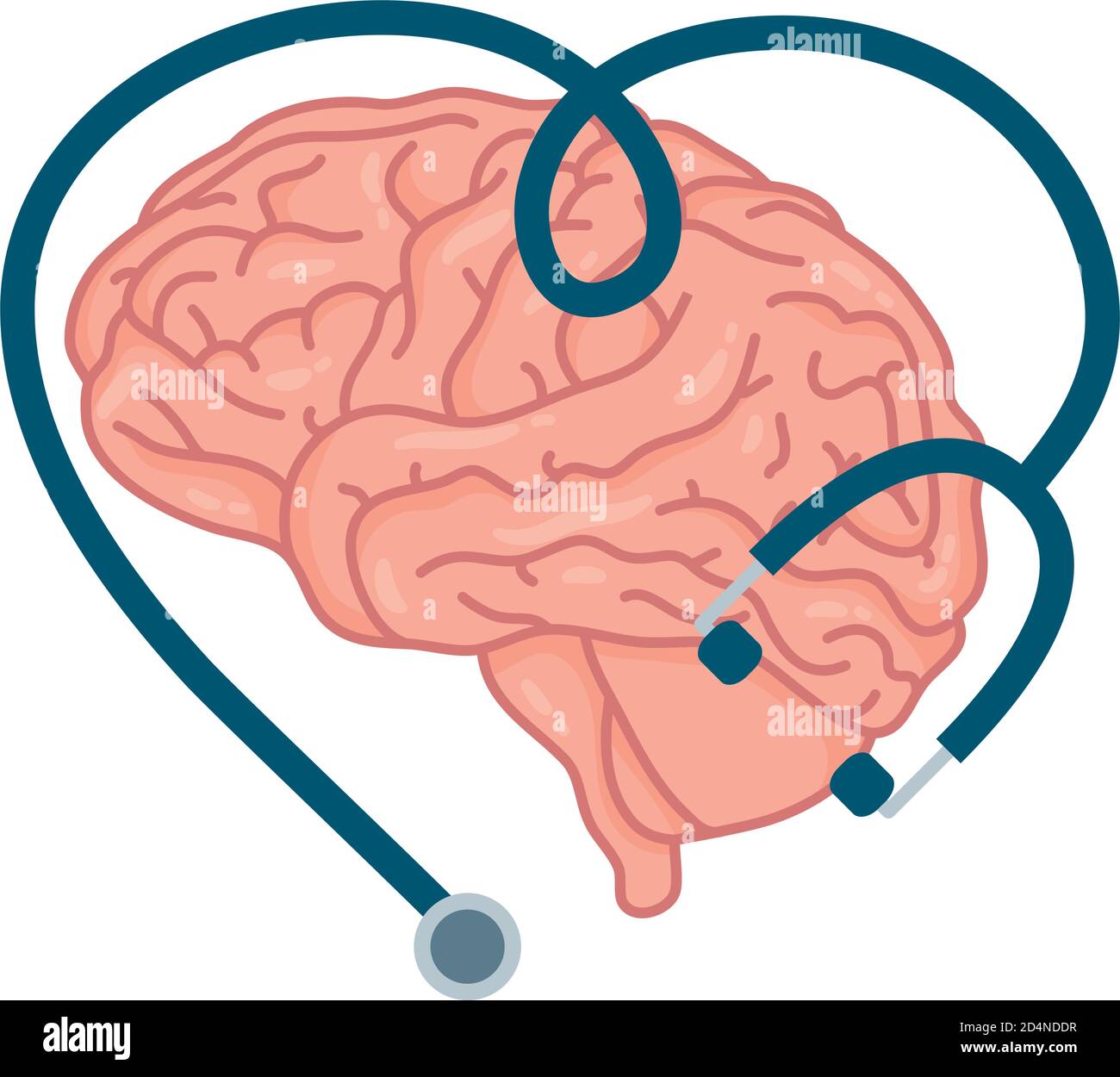 brain human mental health care icon vector illustration design Stock ...