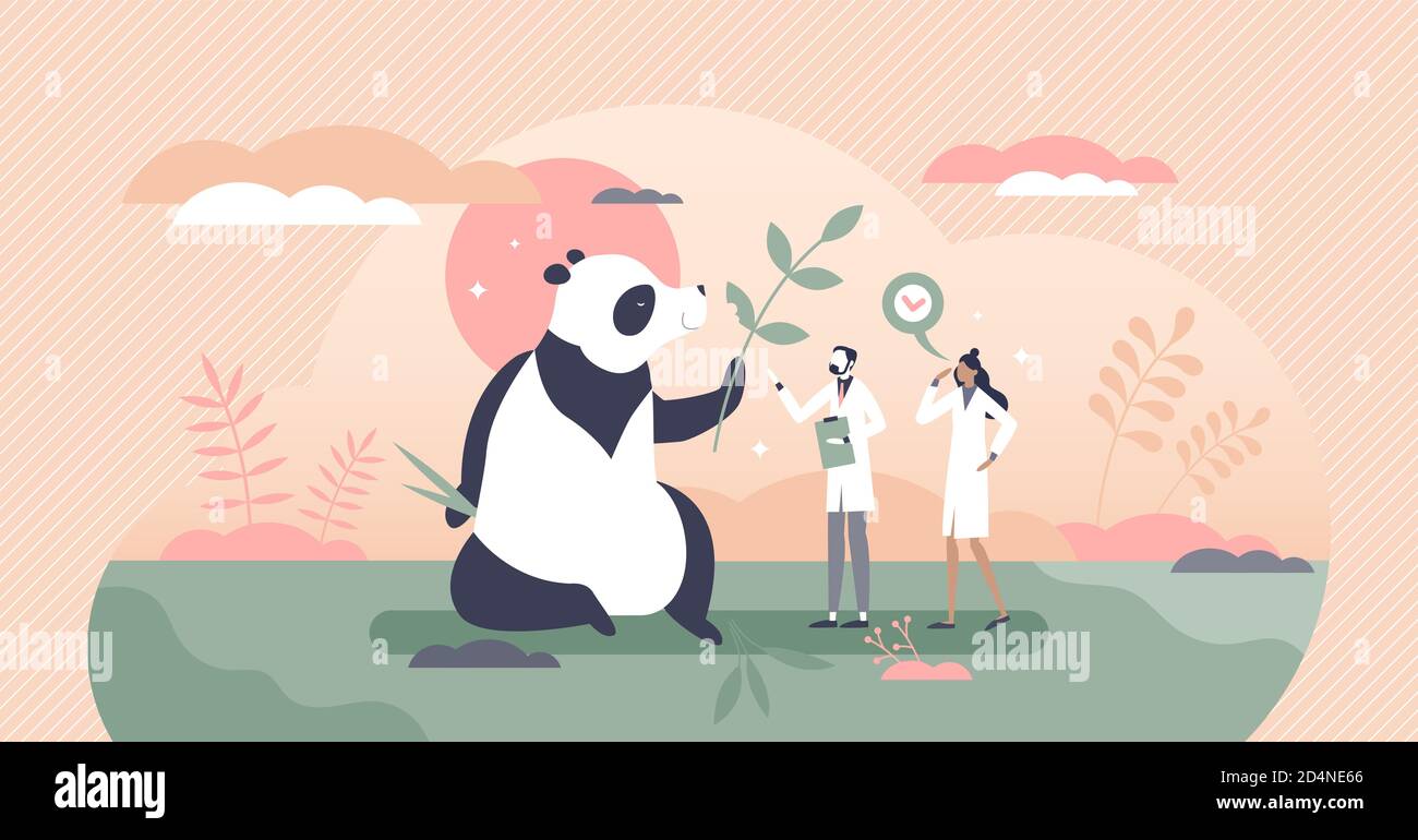 Endangered animal species protection from extinction tiny persons ...