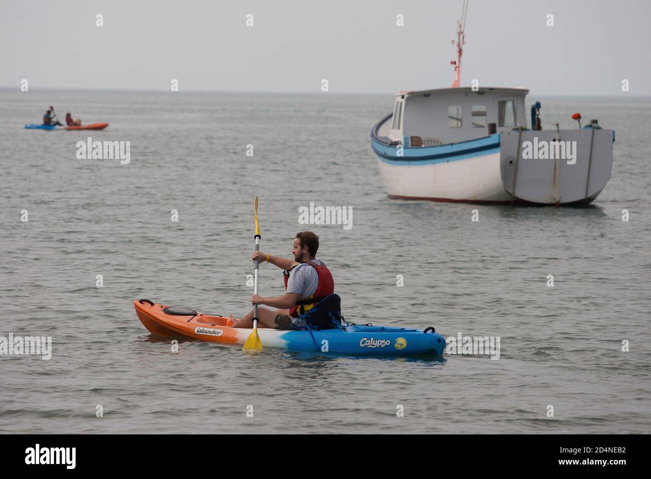 Devon combe martin kayak hi-res stock photography and images - Alamy