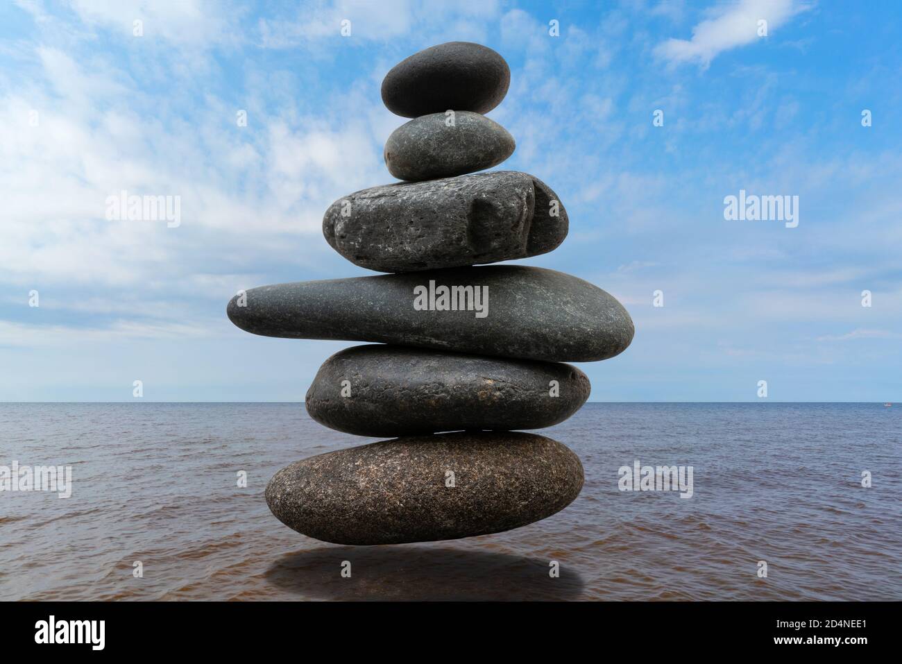 Stones made into pyramid hi-res stock photography and images - Alamy