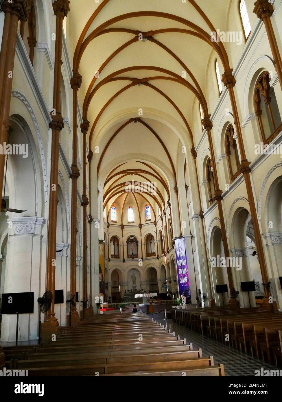 Vietnam, Ho Chi Minh ville (Saïgon), Notre-Dame Cathedral, Nha Tho Duc ...
