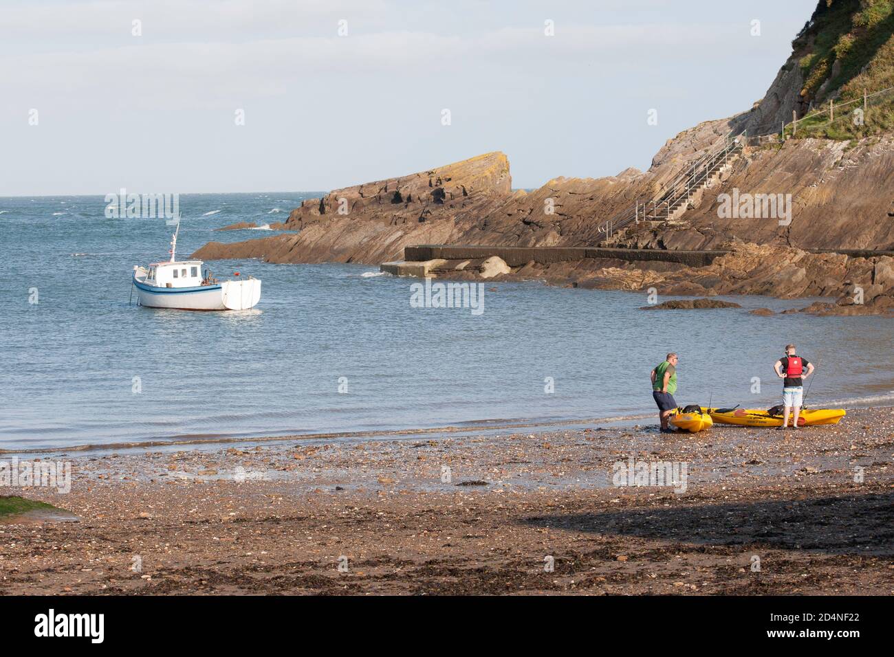 Devon combe martin kayak hi-res stock photography and images - Alamy